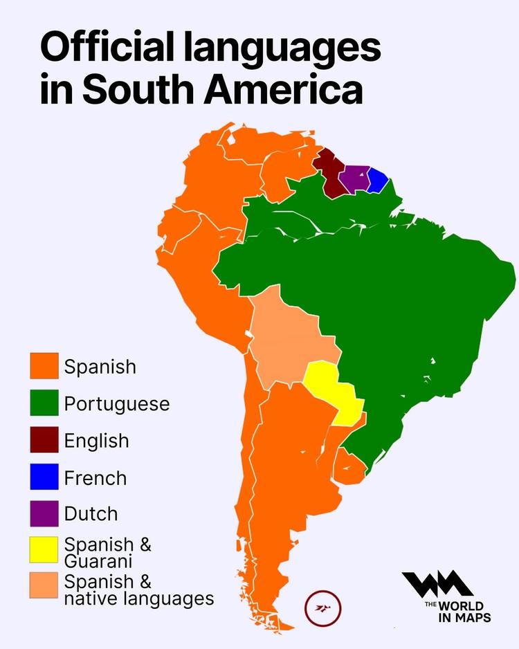 Spanish dominates South America, but its linguistic map tells a richer ...